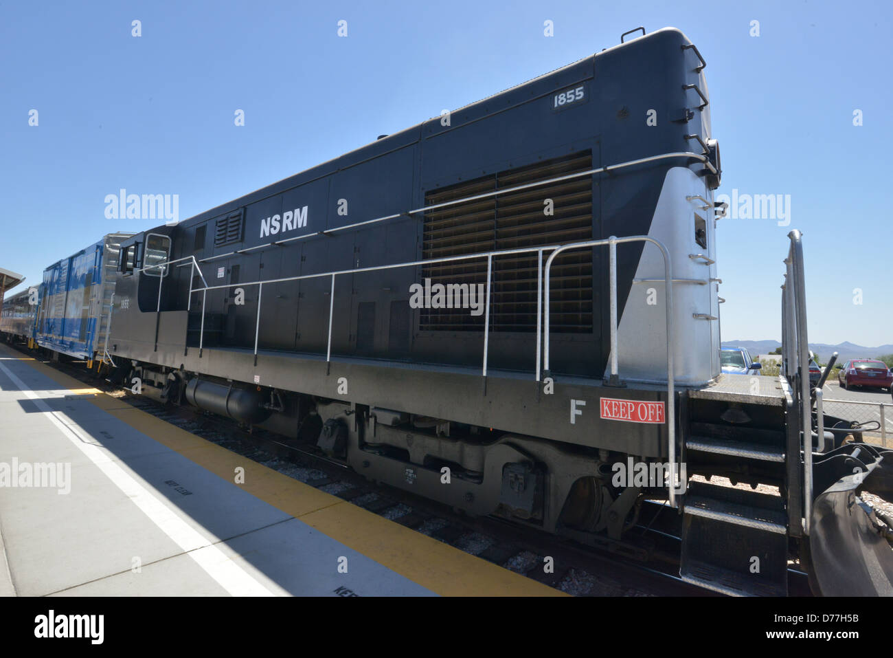 Fairbanks-Morse Diesel locomotive Stock Photo - Alamy