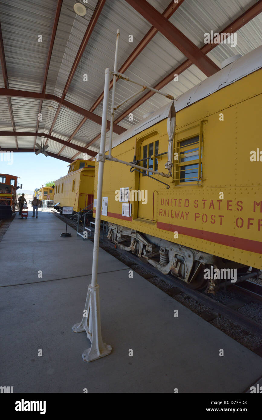 United States Railroad Mail car Stock Photo - Alamy