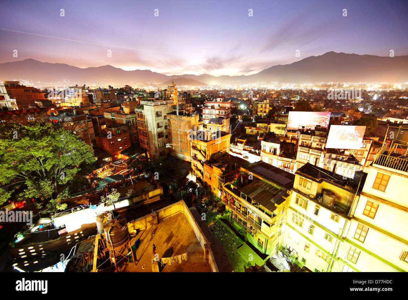 Kathmandu city himalaya range nepal hi-res stock photography and images ...