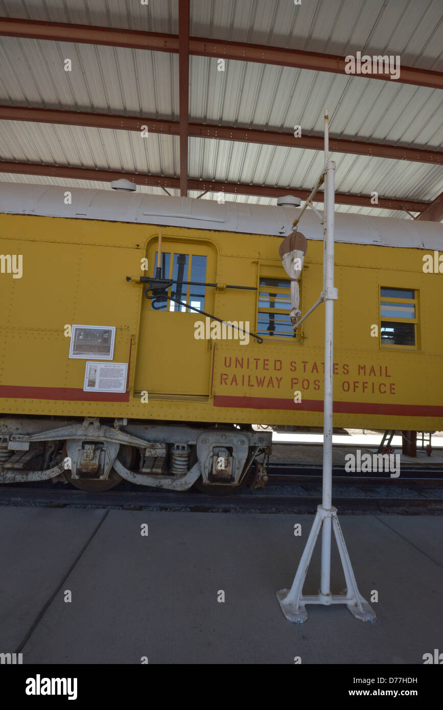 United States Railroad Mail car Stock Photo - Alamy