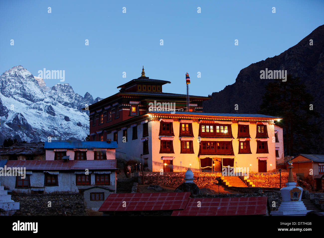 Nepal Himalaya Solukhumbu District Khumbu Tengboche Tengboche Monastery ...