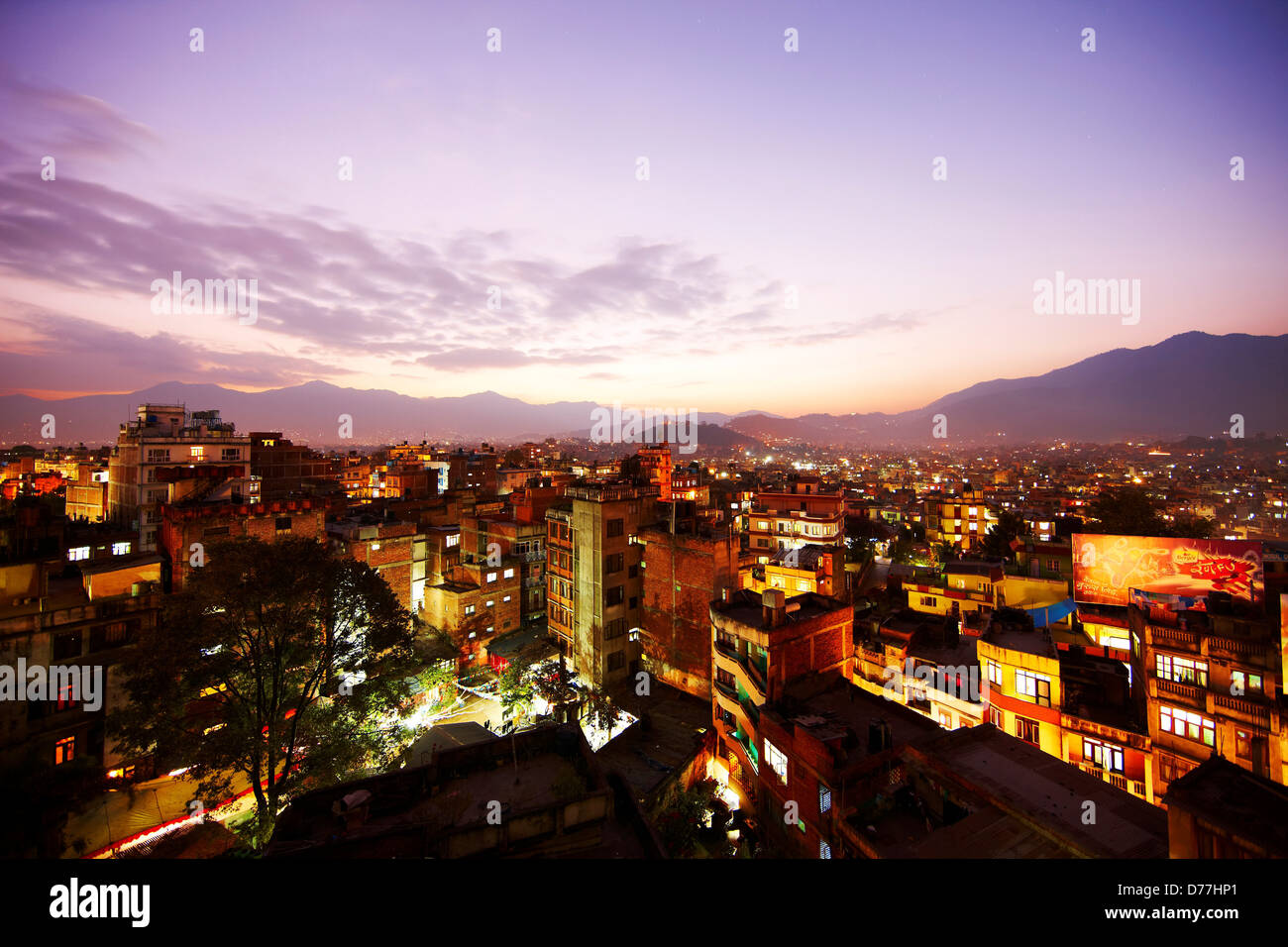 Kathmandu city himalaya range nepal hi-res stock photography and images ...