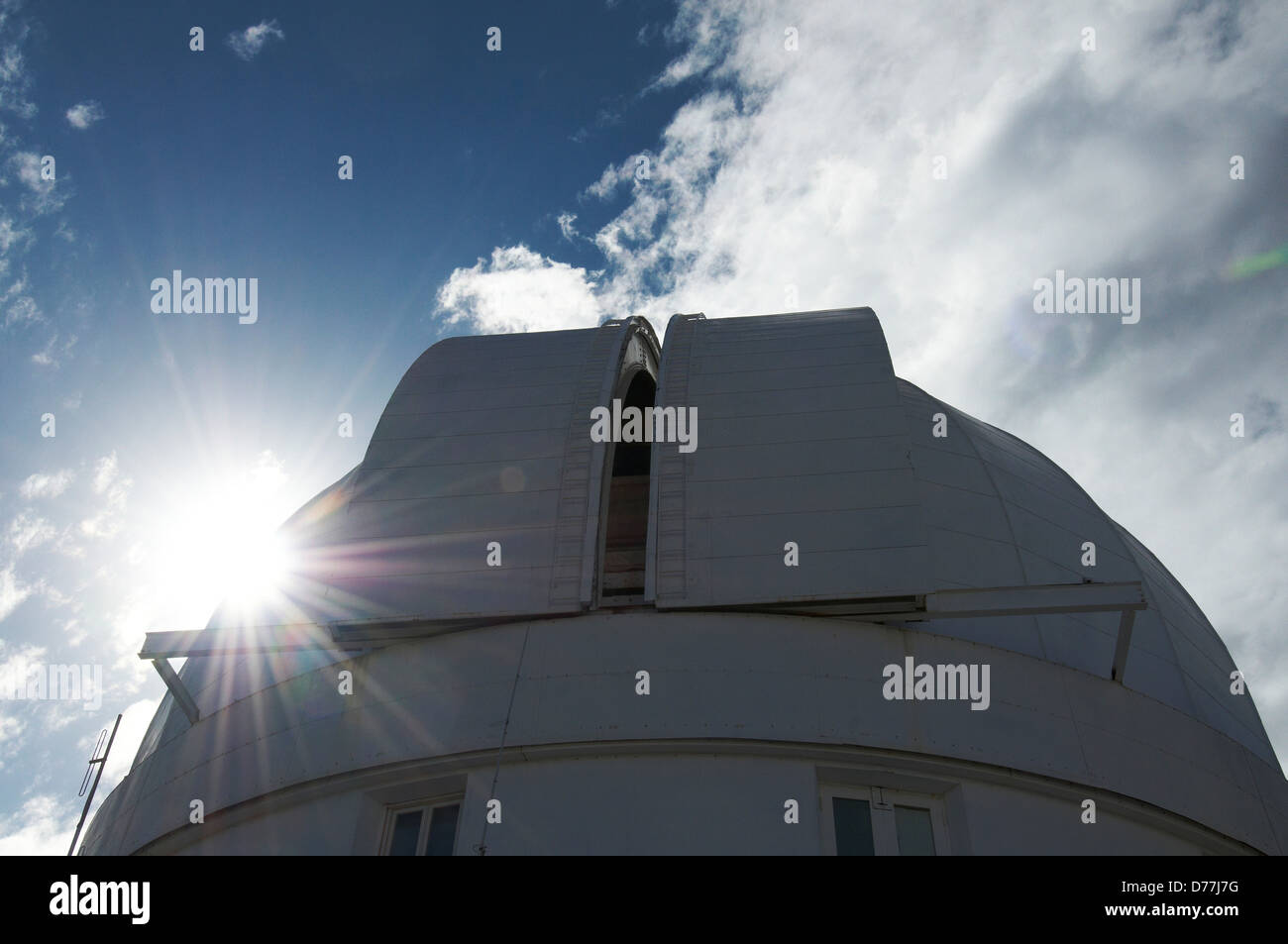 Telescope enclosure at McDonald Observatory Fort Davis Texas USA Stock ...