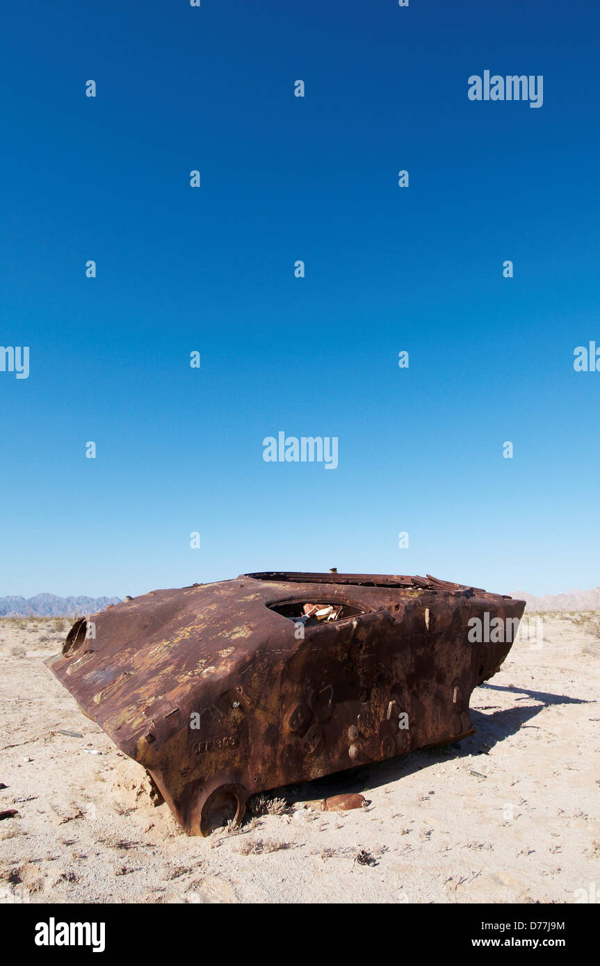 Remains tank used as target live fire air to ground combat training ...