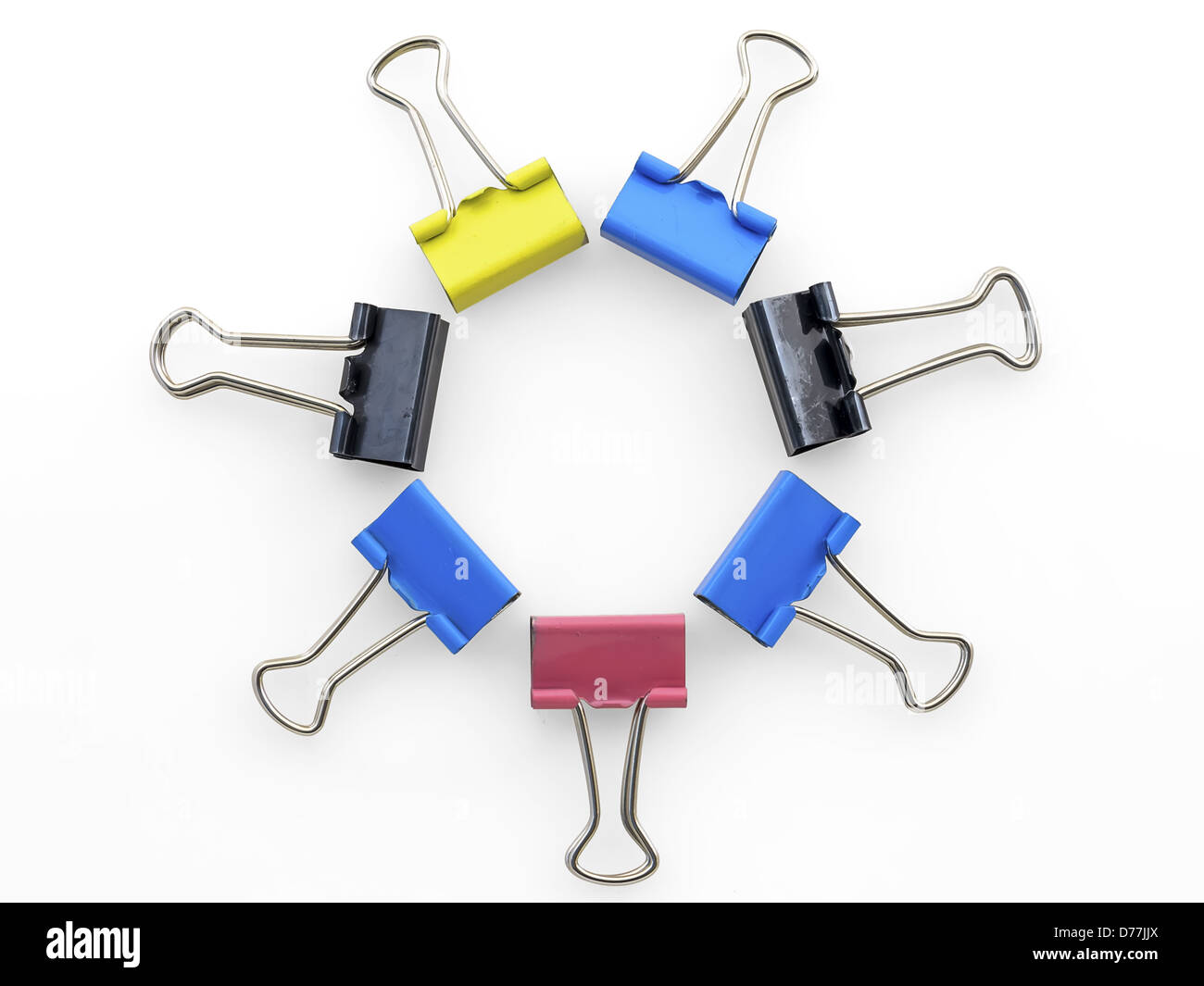 Office Clamp Circle Stock Photo - Alamy