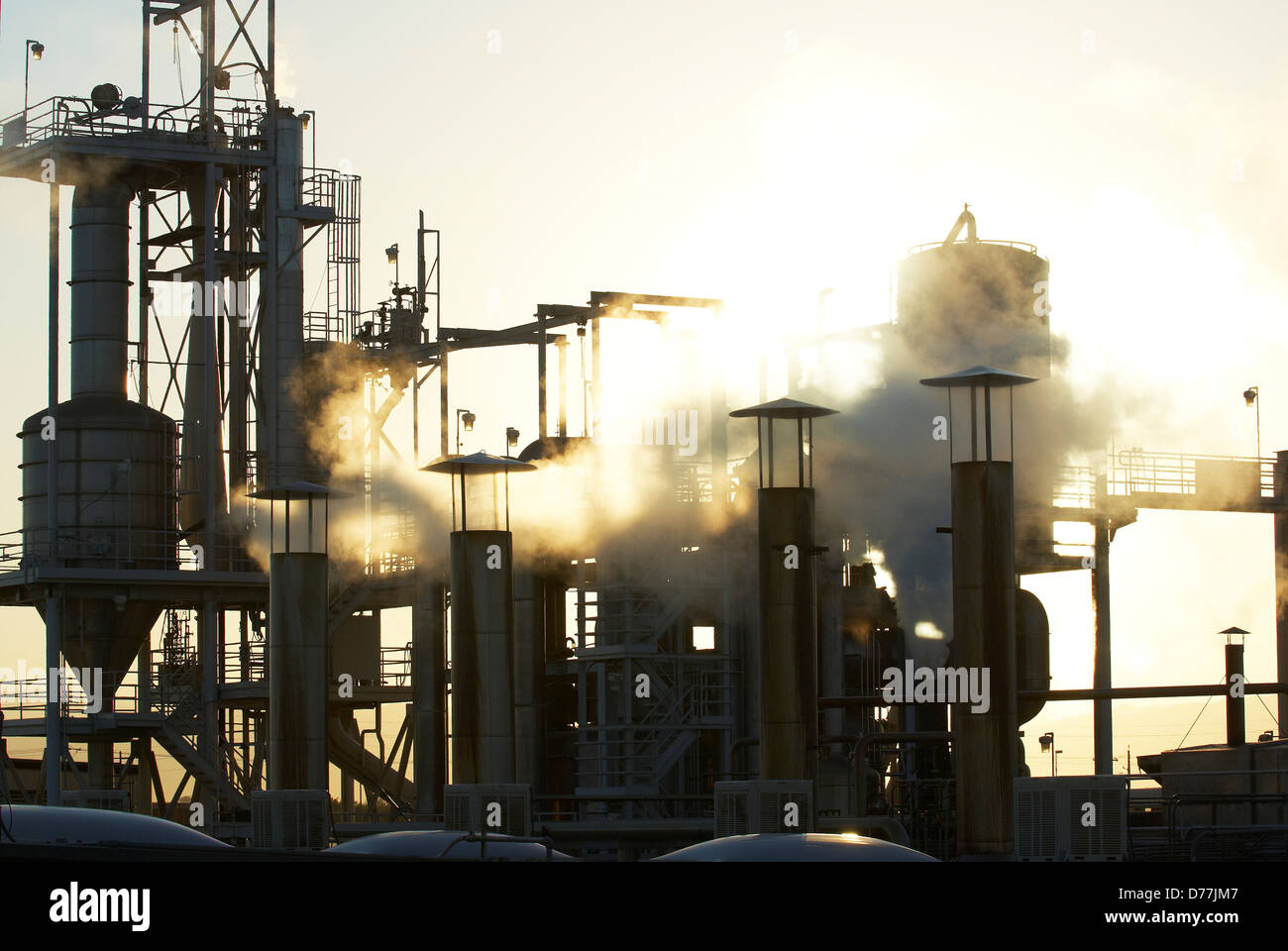 Large tomato processing factory Central Valley California USA Stock ...