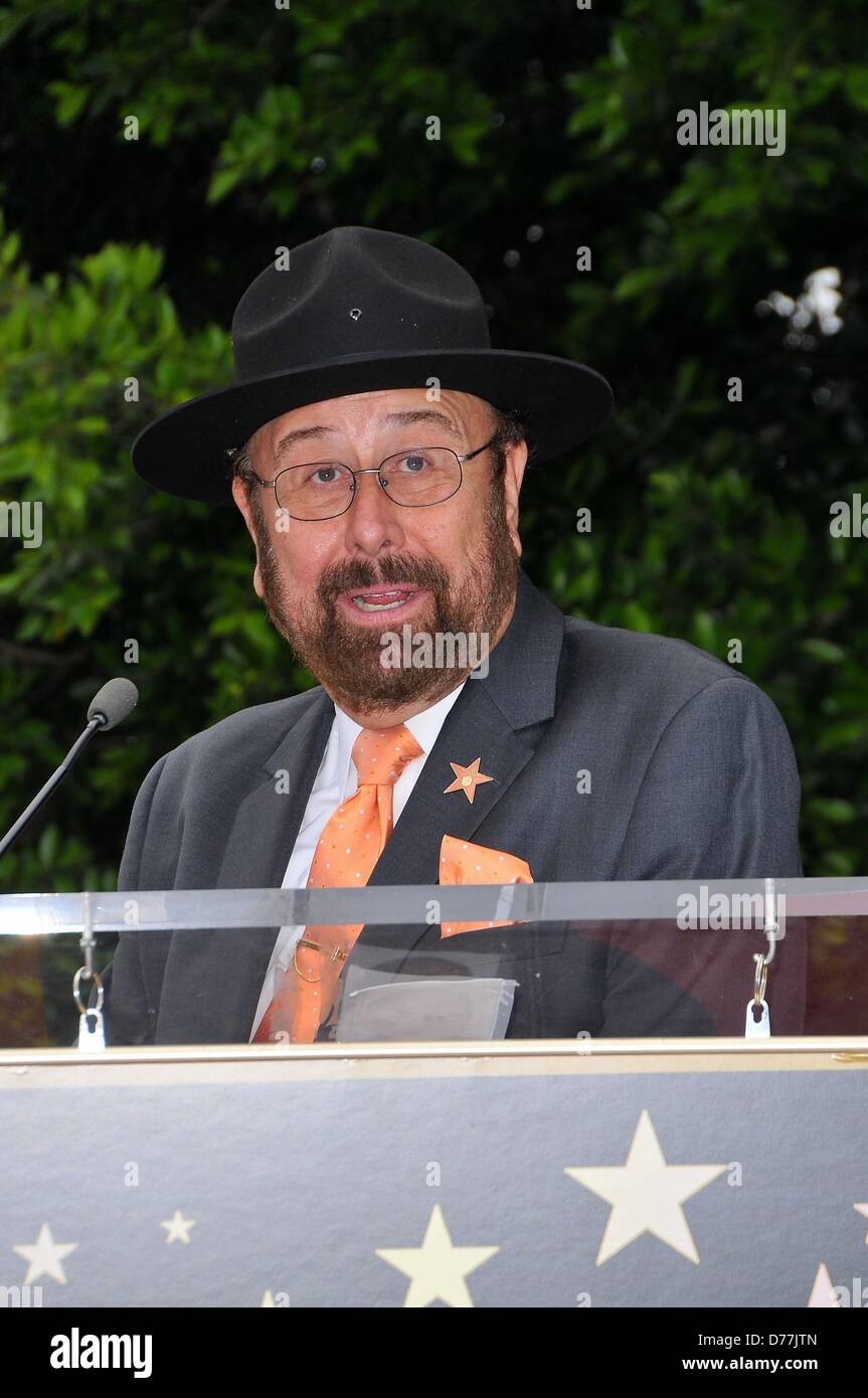 Shotgun Tom Kelly at the induction ceremony for Star on the Hollywood ...