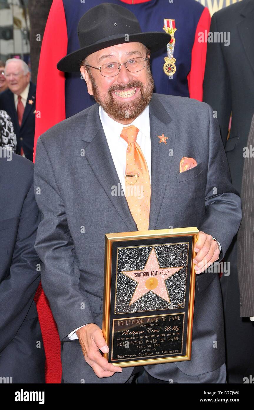 Shotgun Tom Kelly at the induction ceremony for Star on the Hollywood ...