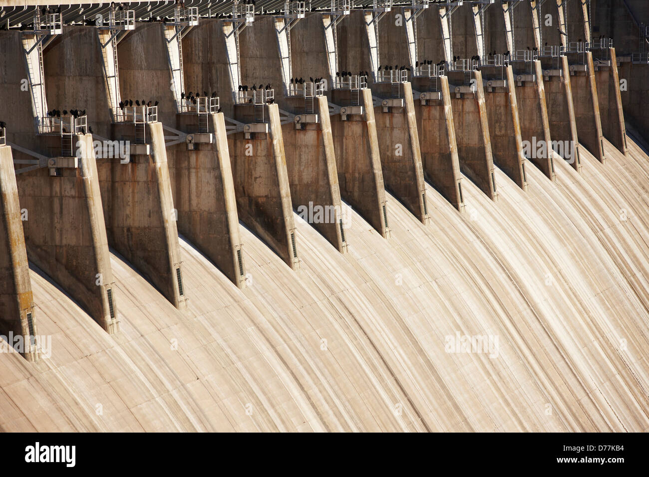 USA Arkansas Bull Shoals Lake Bull Shoals Dam concrete gravity dam on ...