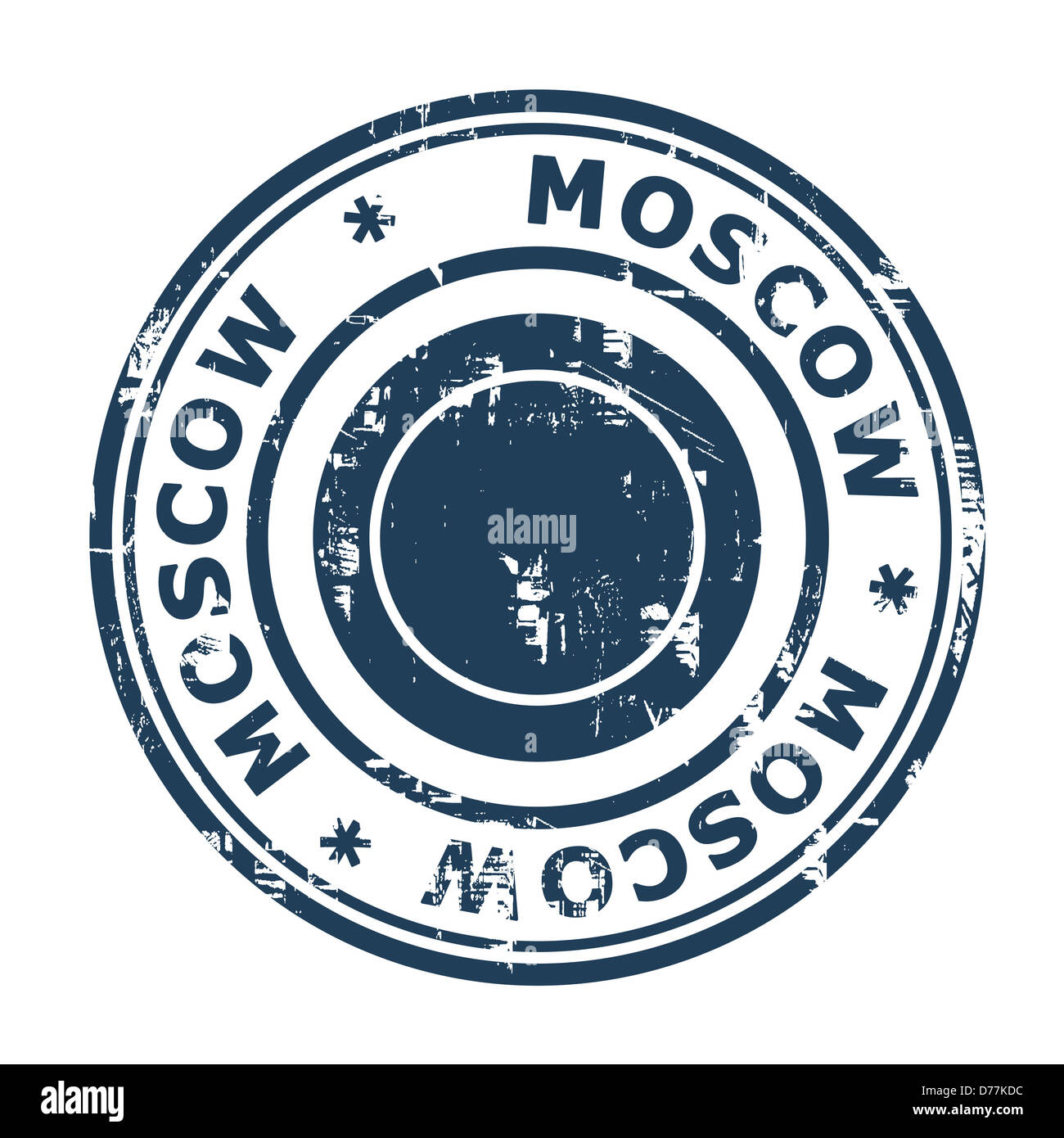 Moscow travel stamp isolated on a white background Stock Photo - Alamy