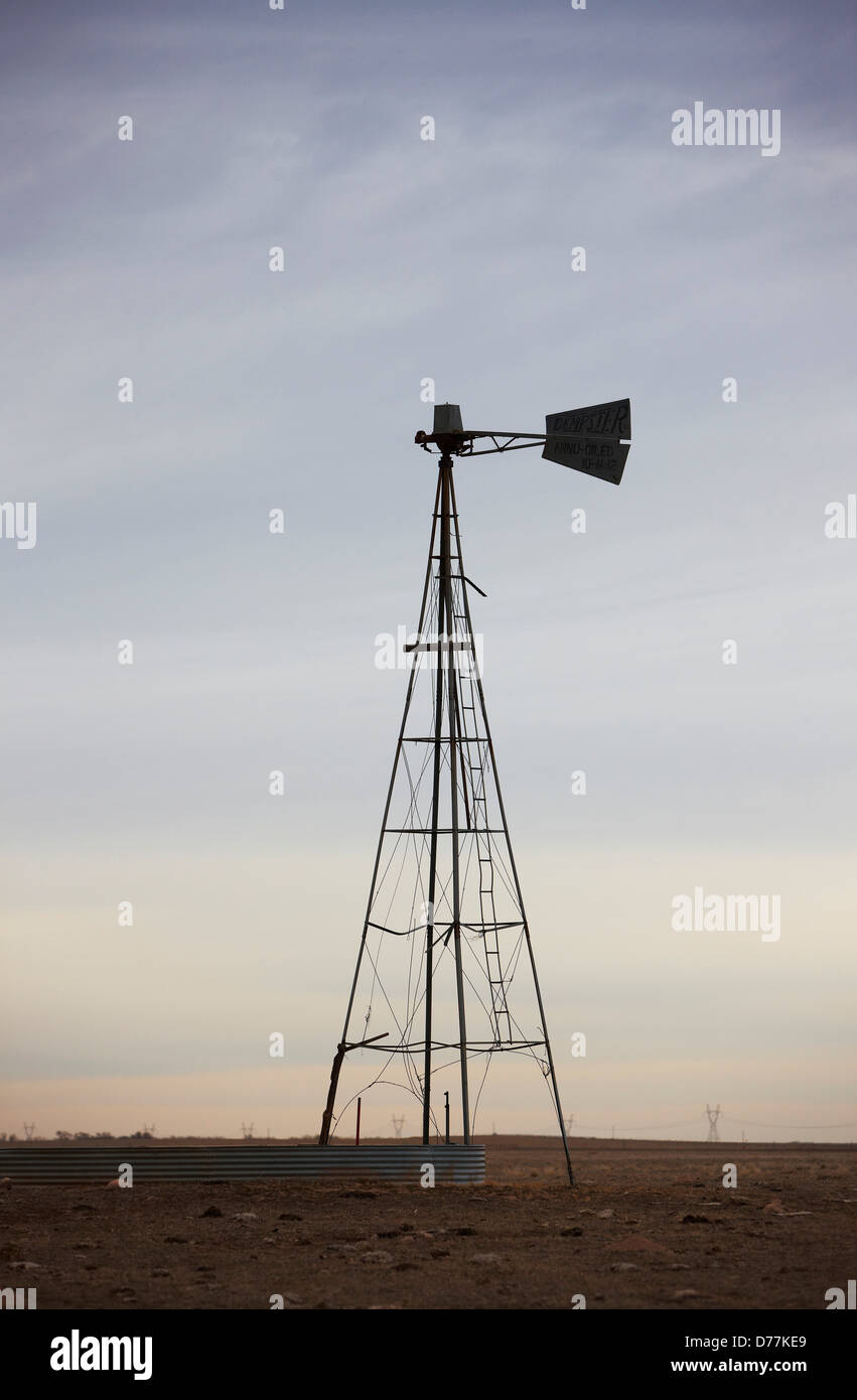 USA Colorado Windmill destroyed by high winds missing its turbine ...