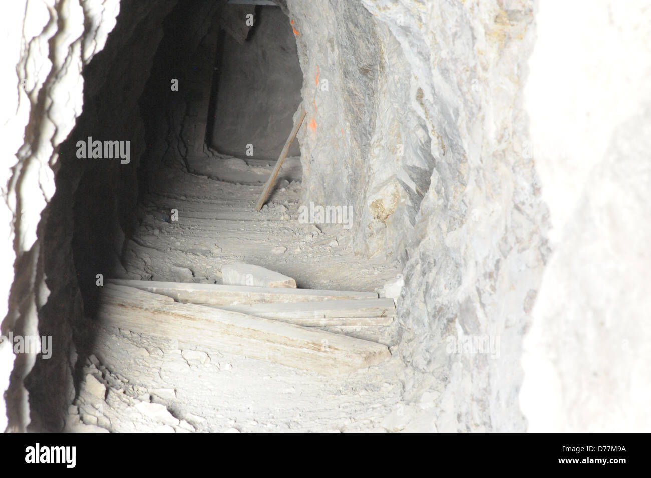 Rhyolite gold mine entrance Stock Photo - Alamy