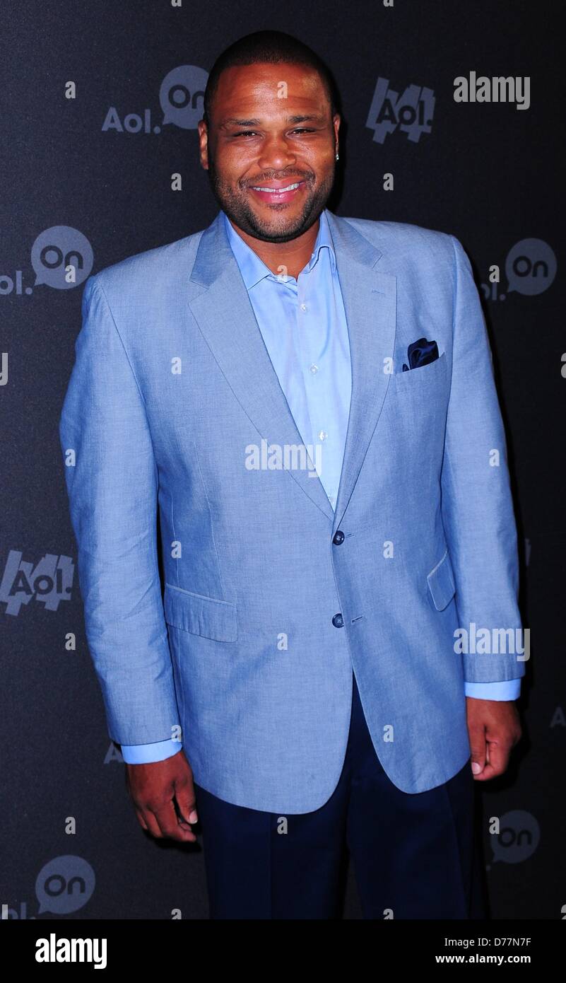 New York, USA. April 30, 2013. Anthony Anderson at AOL Digital Content ...