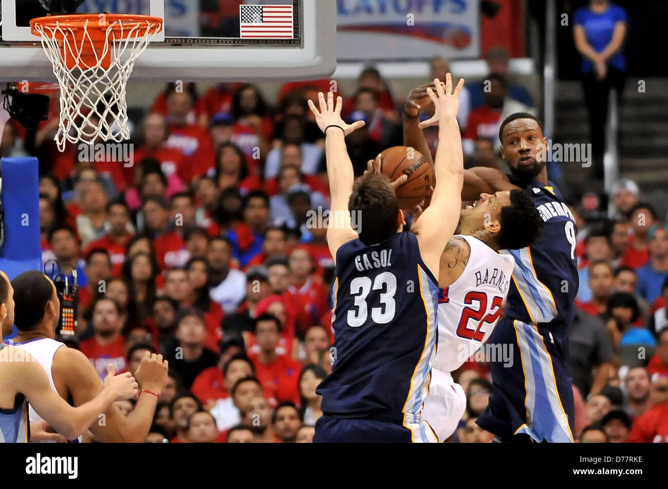 Los Angeles, CA. April 30, 2013. Los Angeles Clippers small forward ...