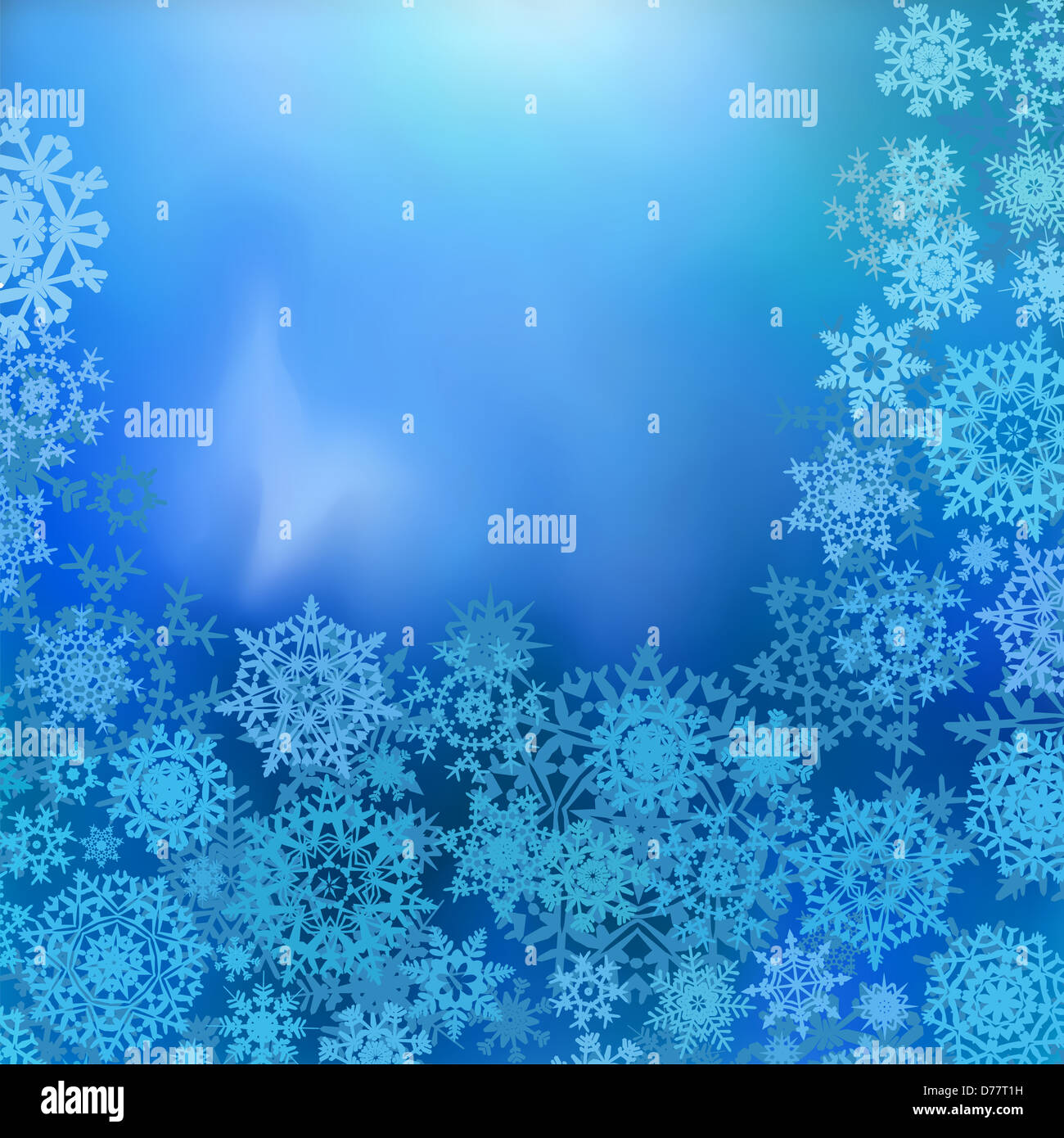Blue color christmas background Stock Photo - Alamy