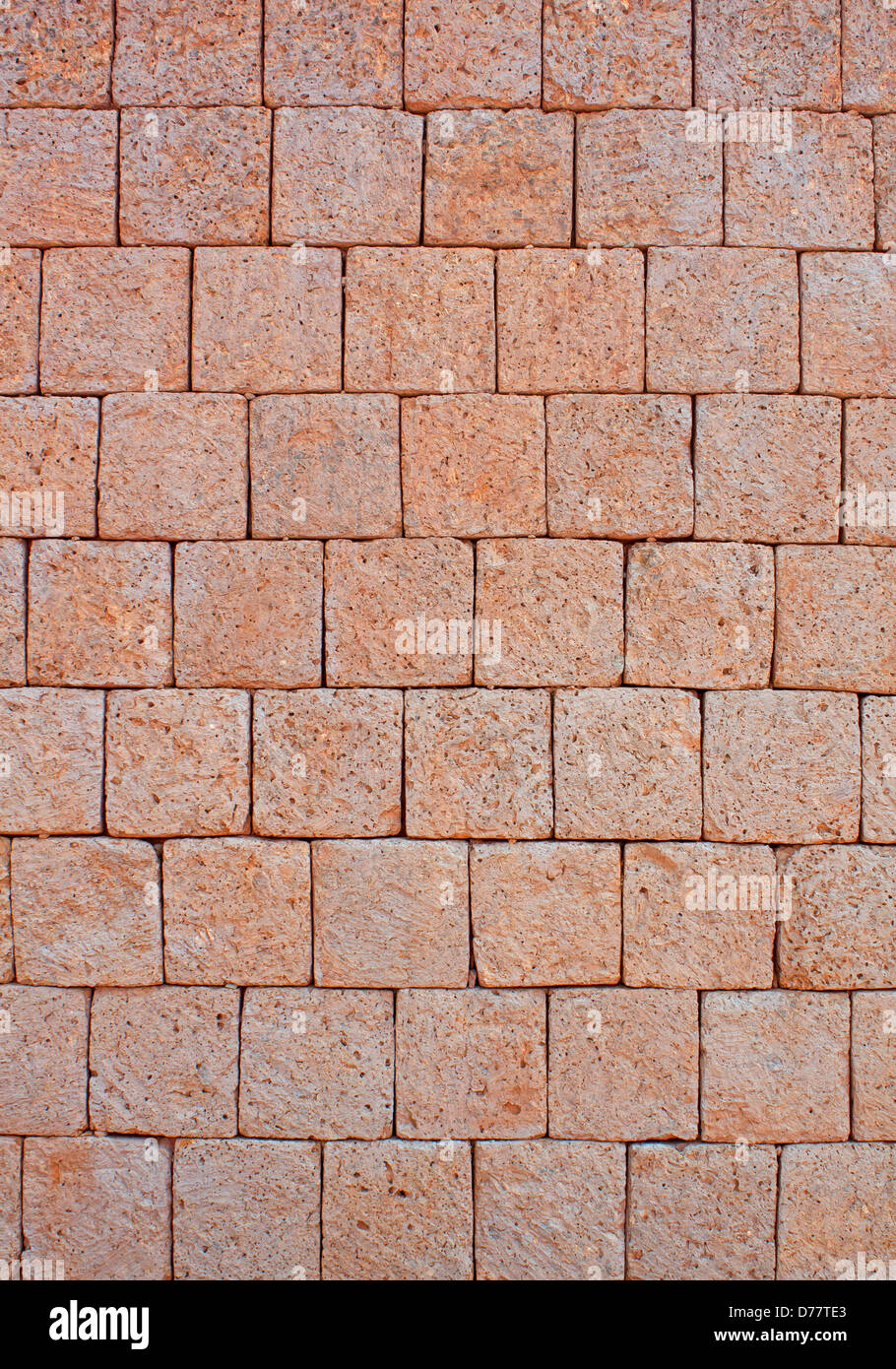 Ancient rampart Old clay wall texture in red Stock Photo - Alamy