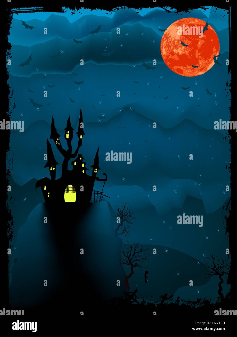Spooky vintage illustration hi-res stock photography and images - Alamy