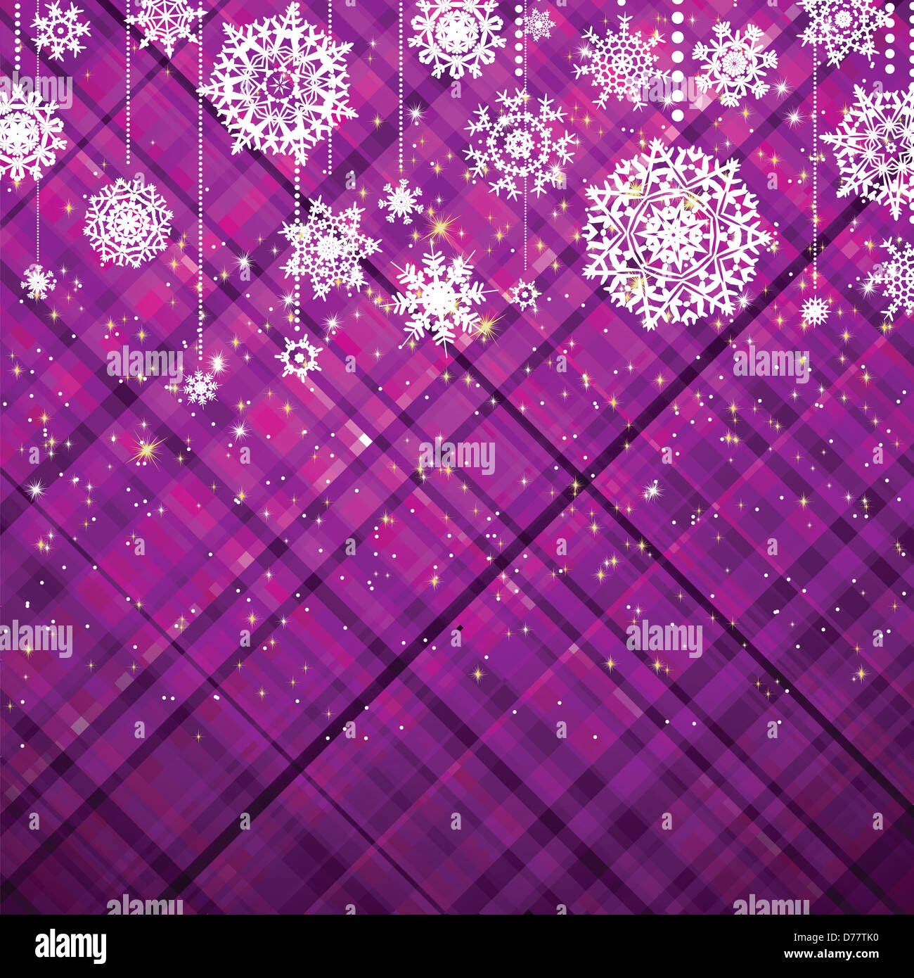 Purple christmas background, illustration Stock Photo - Alamy