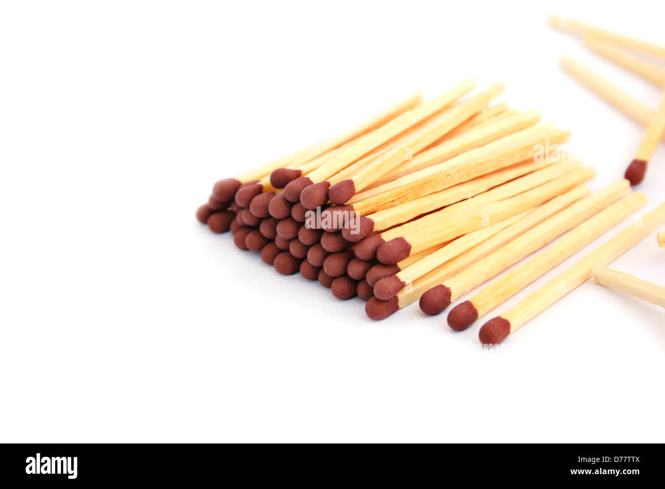Matches isolated on white background Stock Photo - Alamy