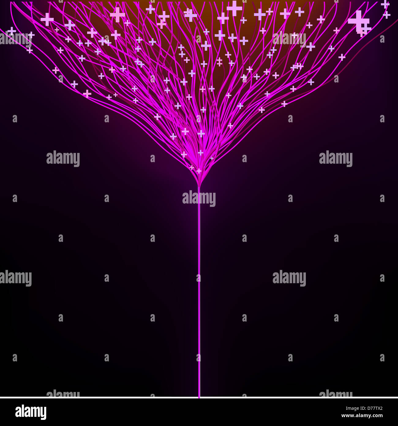 Blue lines on black hi-res stock photography and images - Alamy