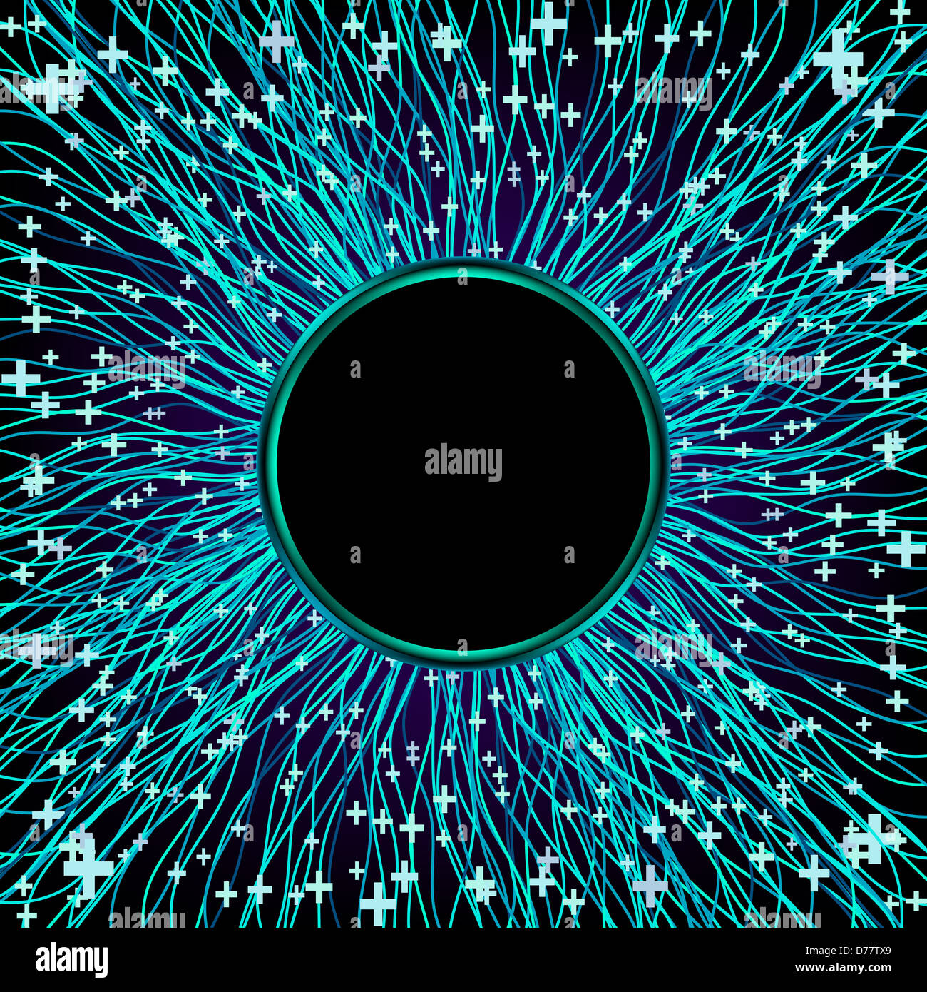 Abstract blue laser beams for you design with copy space Stock Photo ...