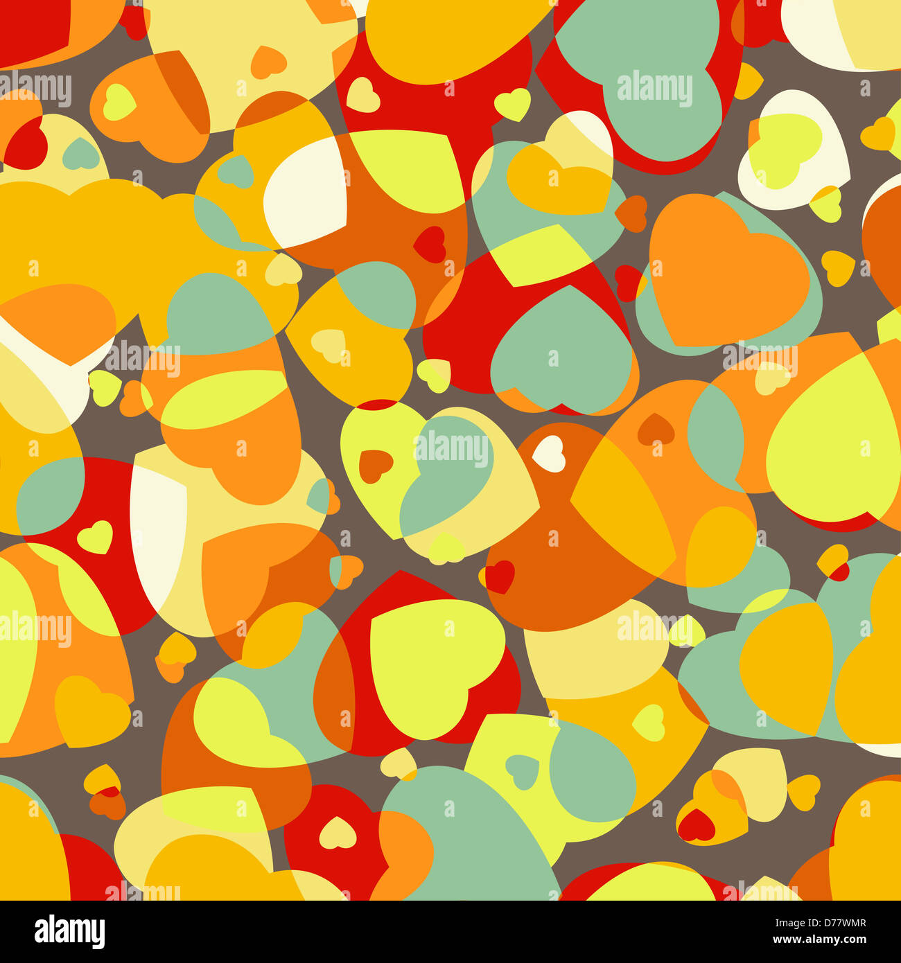 Beautiful colorful heart shape background Stock Photo - Alamy