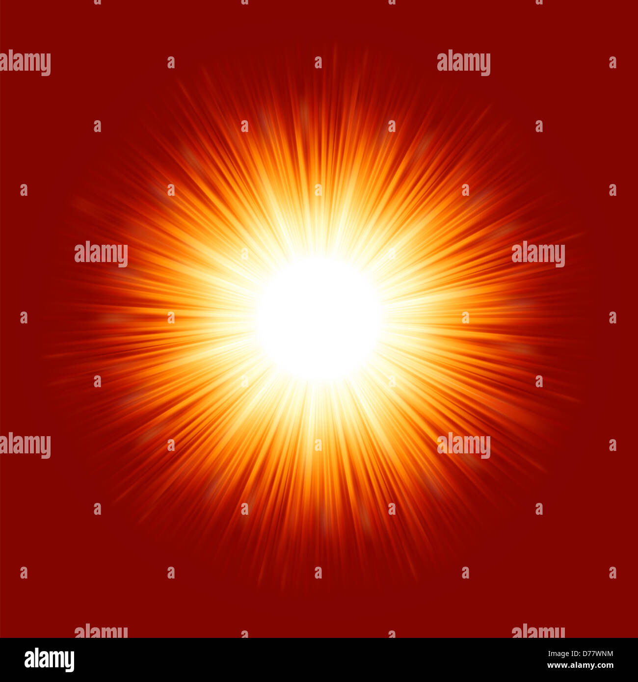Sunburst rays of sunlight Stock Photo - Alamy