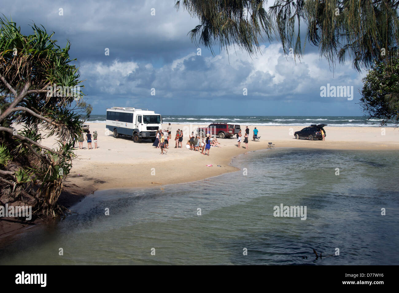 Eli Creek Seventy Five Mile Beach Fraser Island Queensland Australia ...