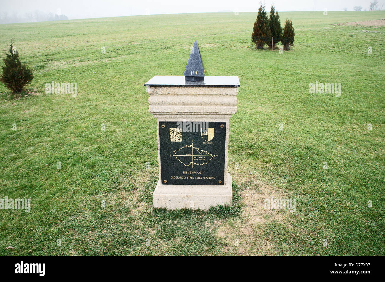 Centroid of the Czech Republic, Cihost near Ledec nad Sazavou ...