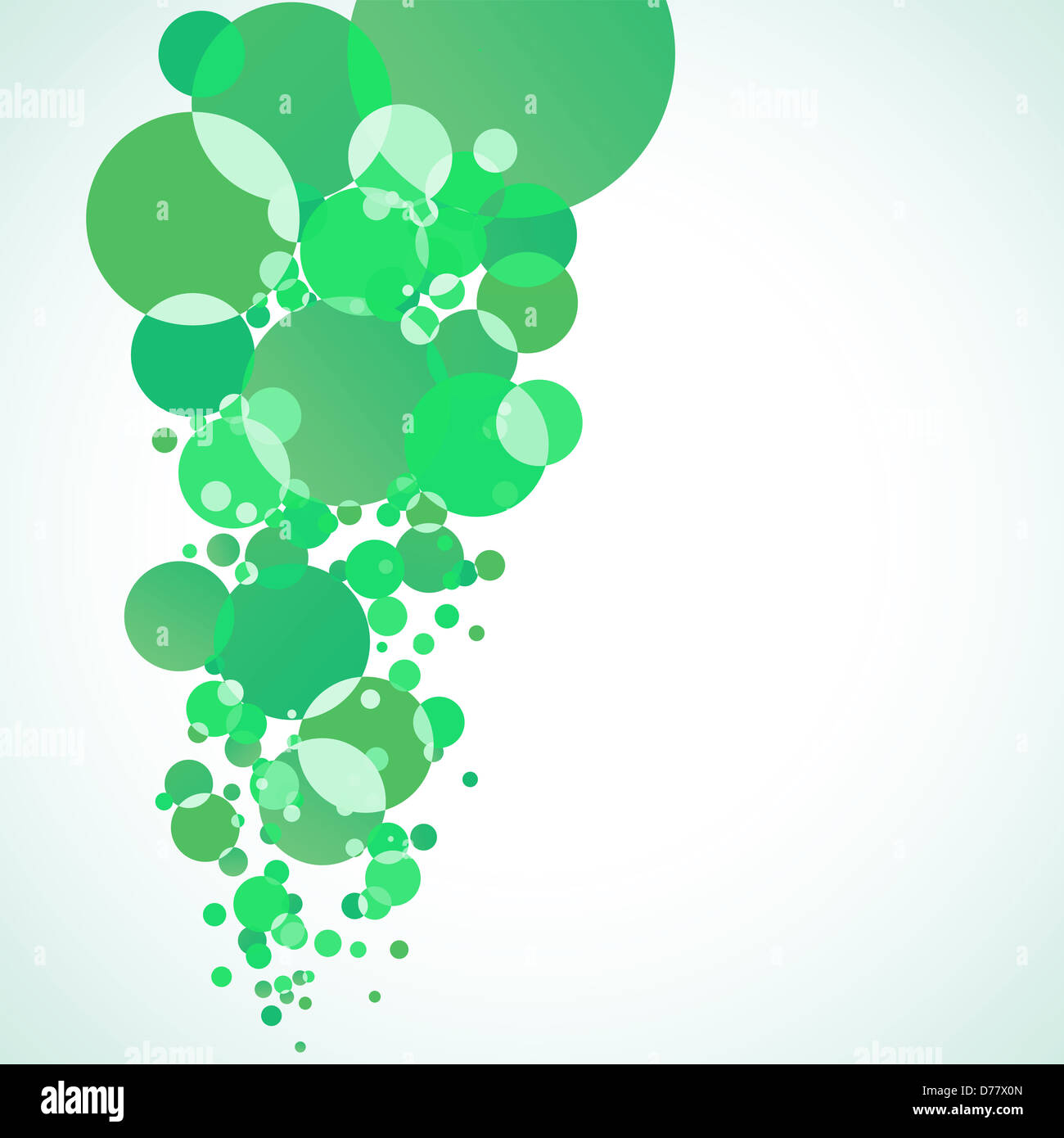 Abstract green bubble Stock Photo - Alamy
