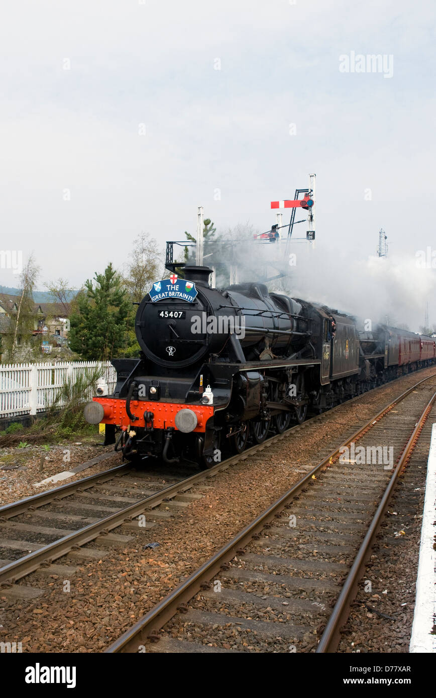Black 5 steam locomotives hi-res stock photography and images - Alamy