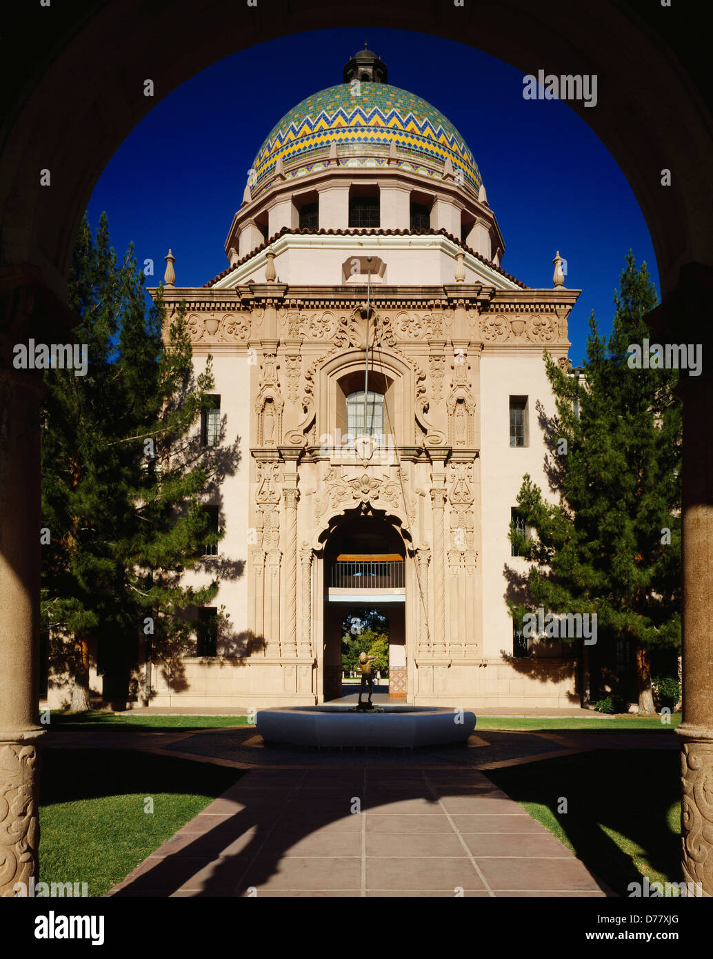 Pima County Courthouse in historic district downtown Tucson Arizona ...