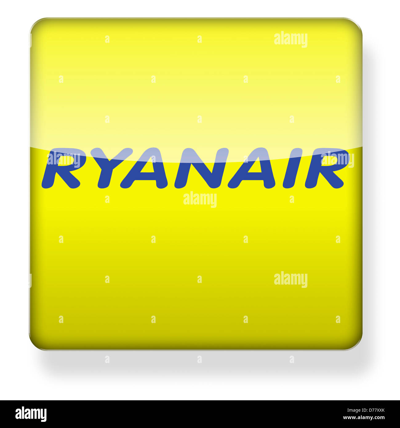 Ryanair logo as an app icon. Clipping path included Stock Photo - Alamy