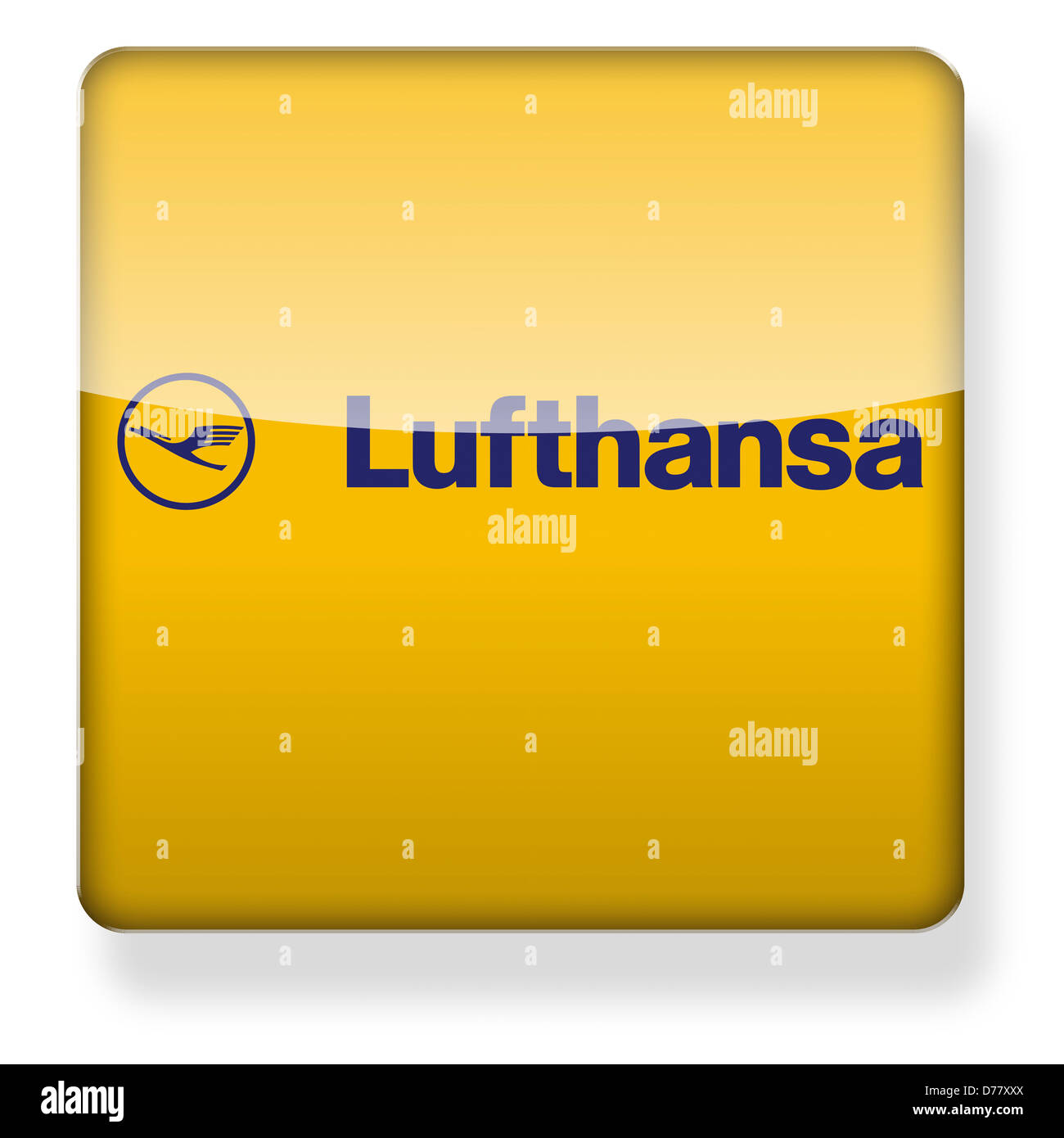 Lufthansa logo app icon clipping hi-res stock photography and images ...