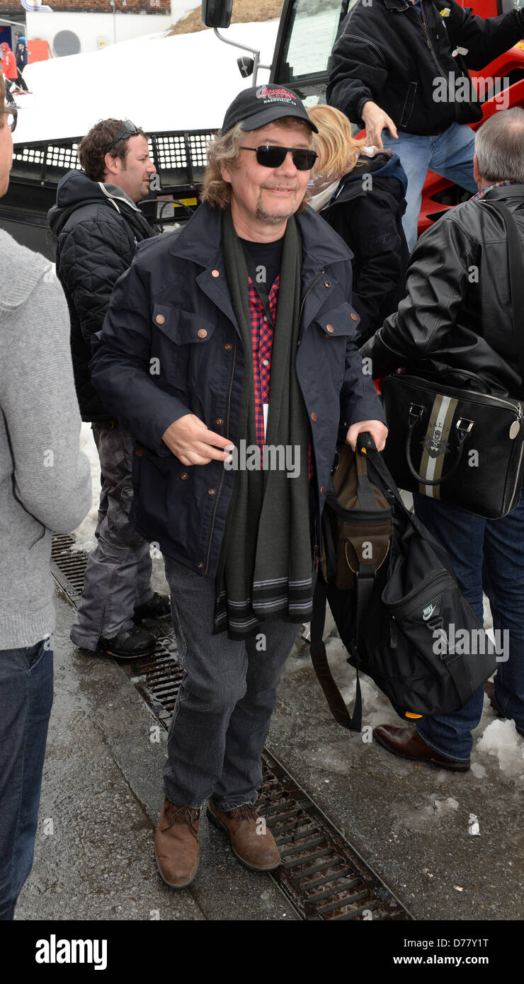 Organist Don Airey of the British rock group 'Deep Purple' arrives for ...