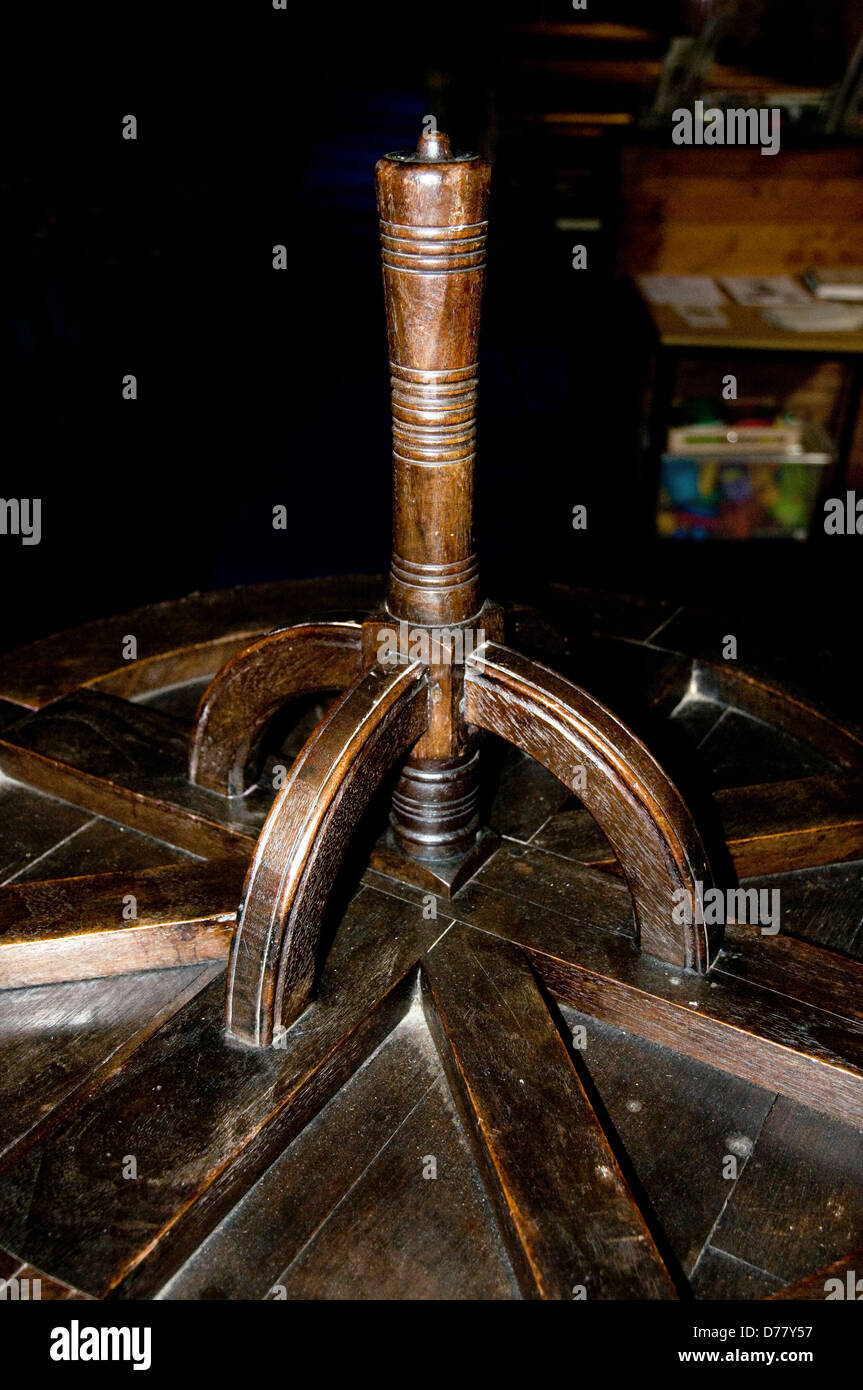 ornamental font cover,wooden,st.james's church,tebay, cumbria Stock ...
