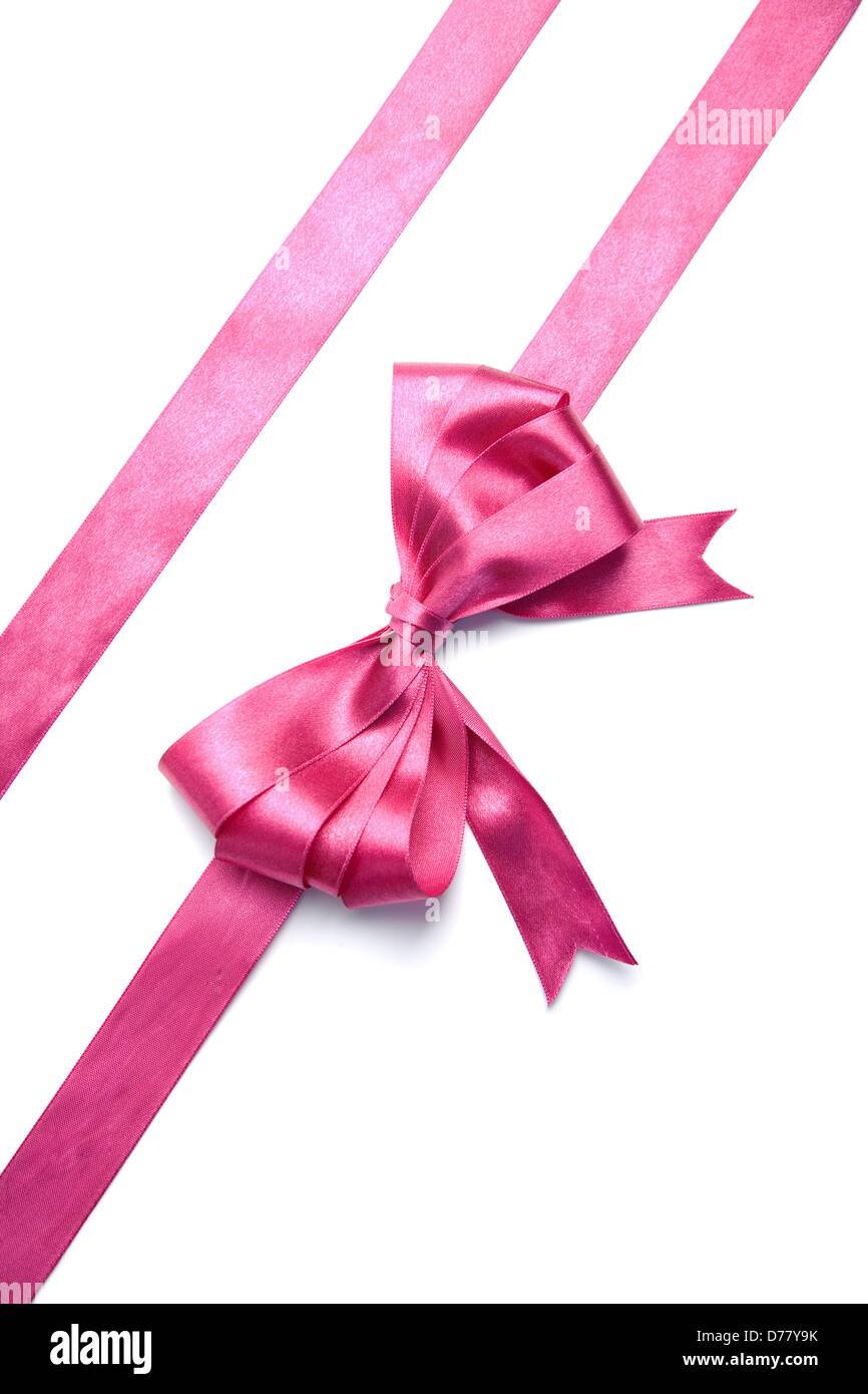 Pink Ribbon Bow Border
