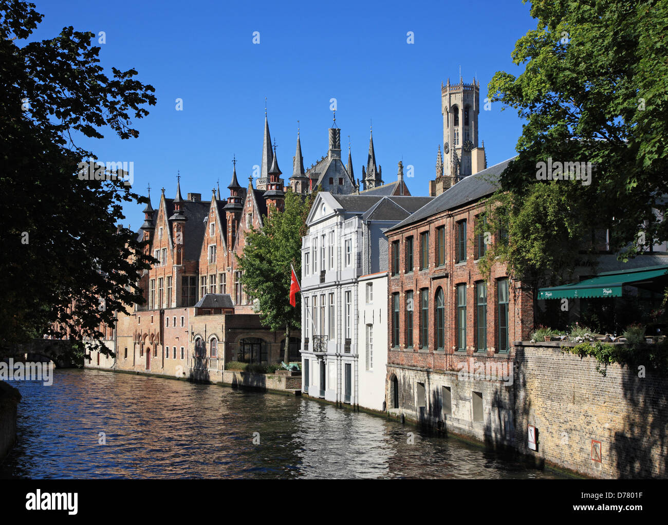 Belgium, Historic Center of Bruges, UNESCO World Heritage Stock Photo ...