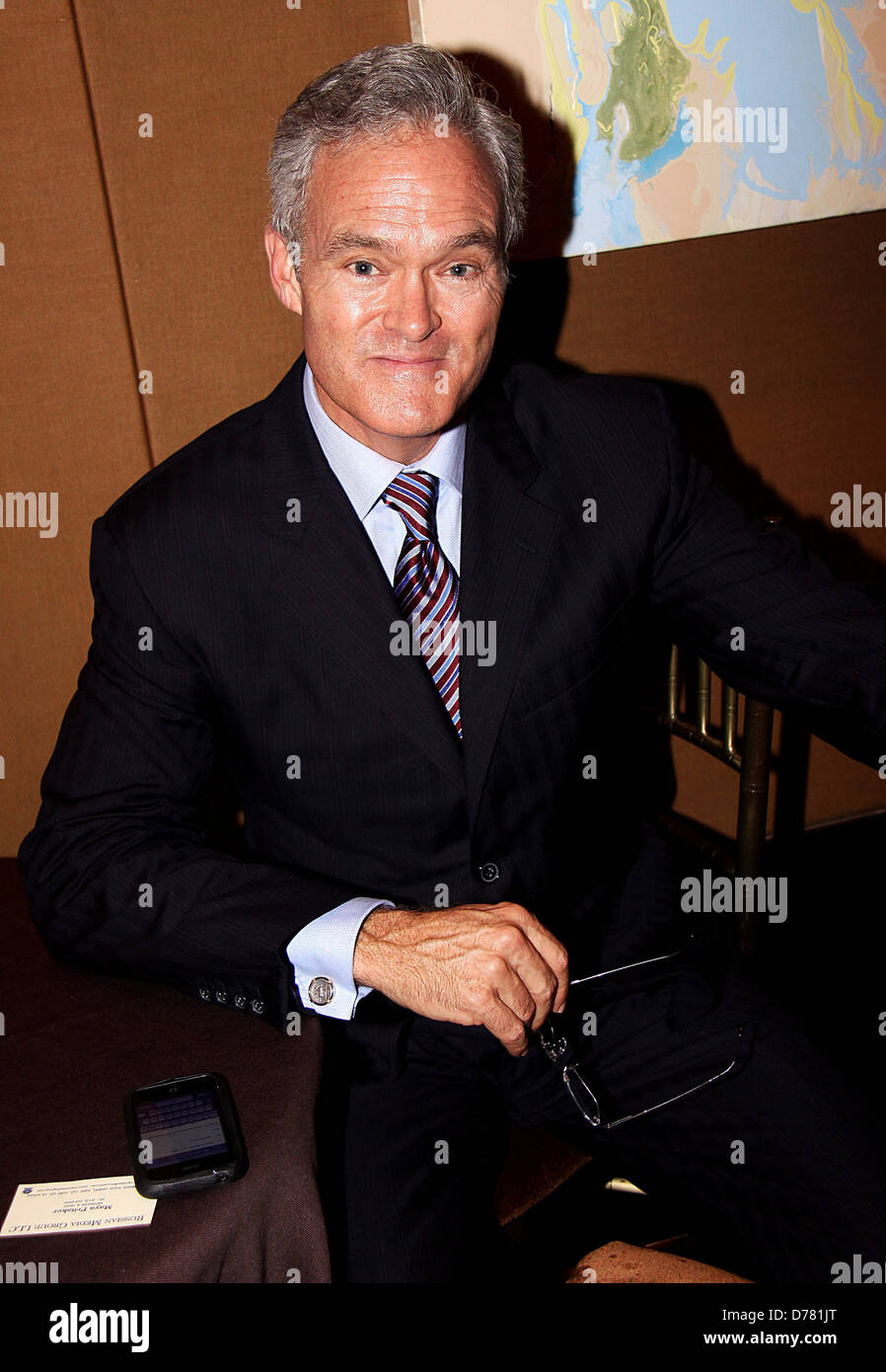 Scott Pelley Benefit dinner at the Mandarin Oriental Hotel for the ...