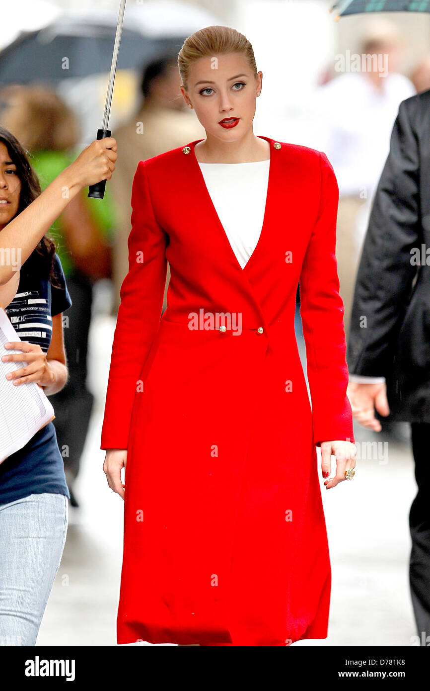 Amber Heard on the movie set of 'Syrup' New York City, USA – 23.06.11 ...