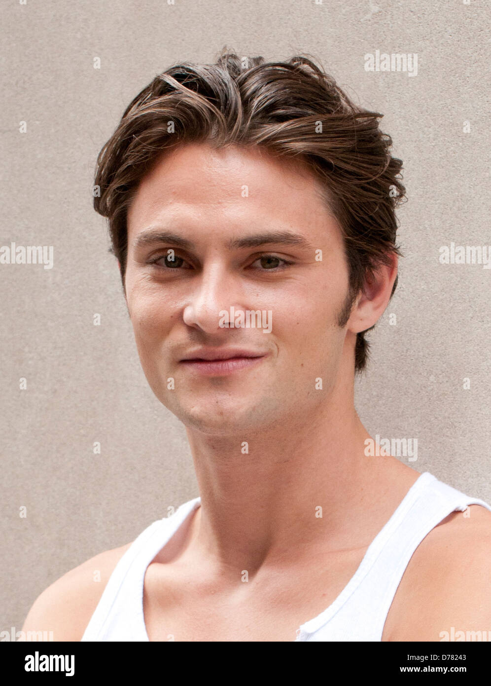 Shiloh Fernandez on the film set of 'Syrup' shooting in Manhattan New ...