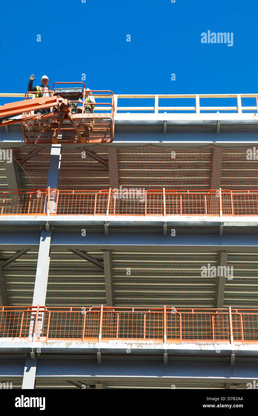Construction work being carried out on the new business and retail ...