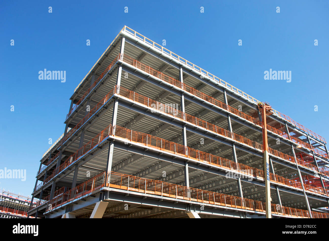 Construction work being carried out on the new business and retail ...