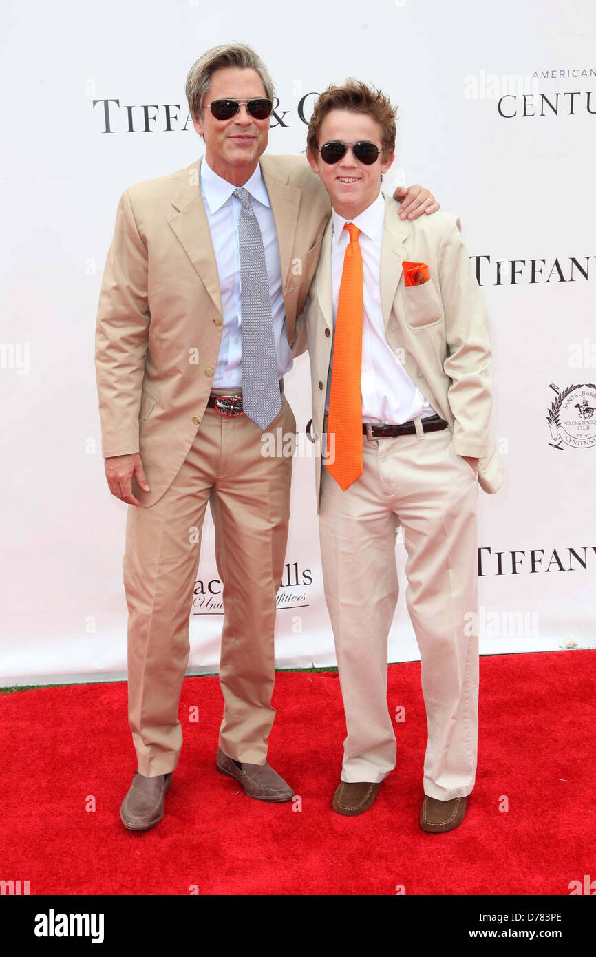 Rob Lowe, John Owen The Foundation Polo Challenge held at the Santa ...