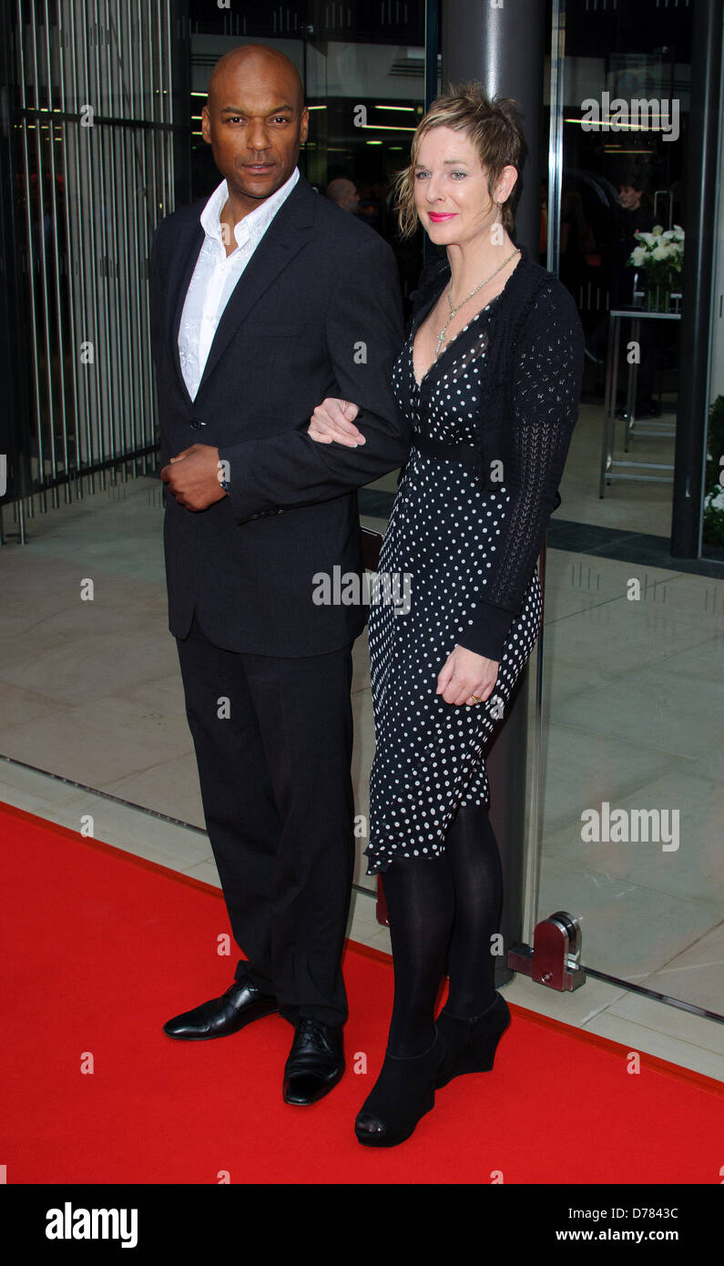 Colin Salmon and Fiona Hawthorne McLaren Automotive Showroom - opening ...