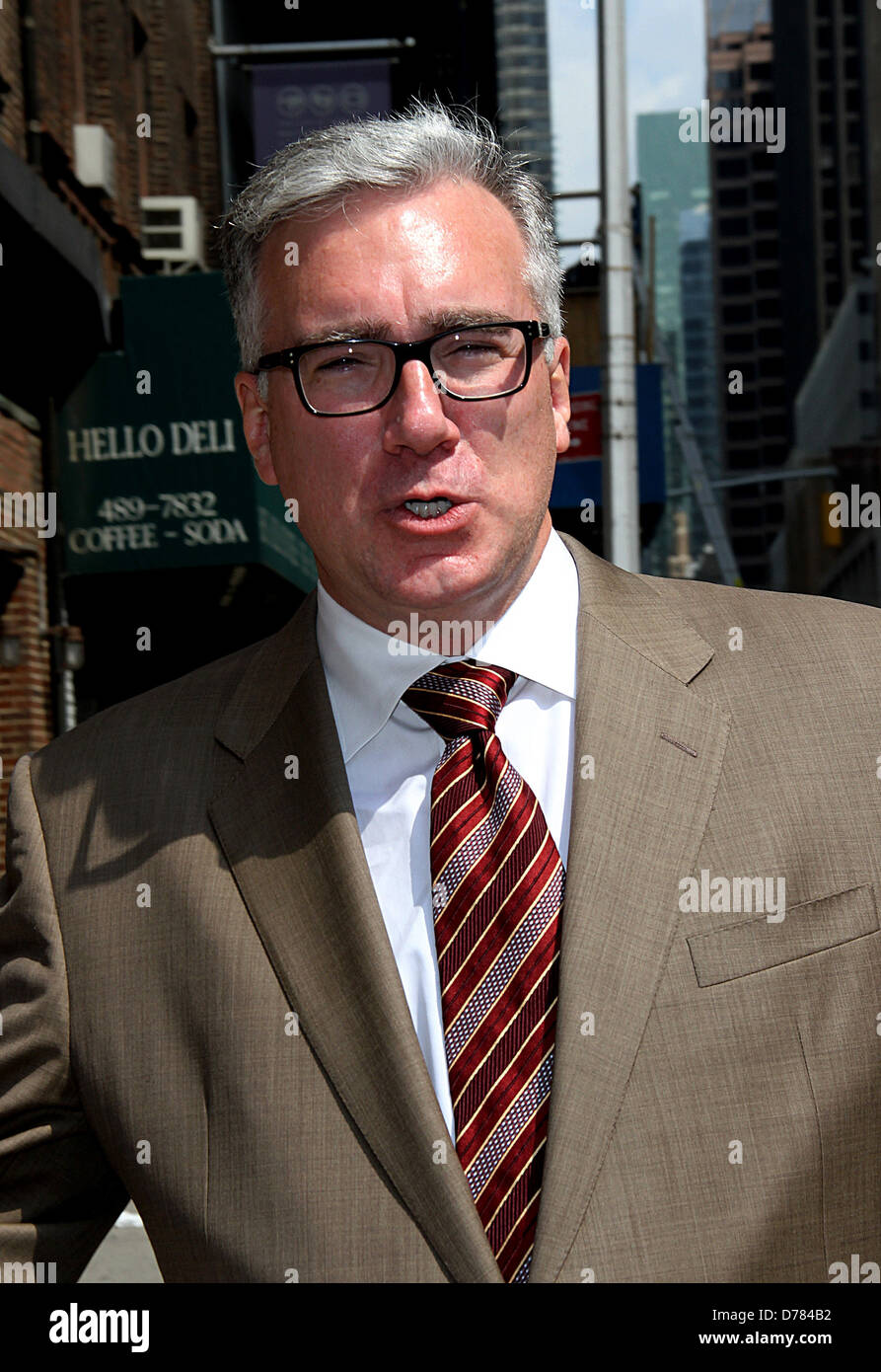 Keith Olbermann 'The Late Show with David Letterman' at the Ed Sullivan ...