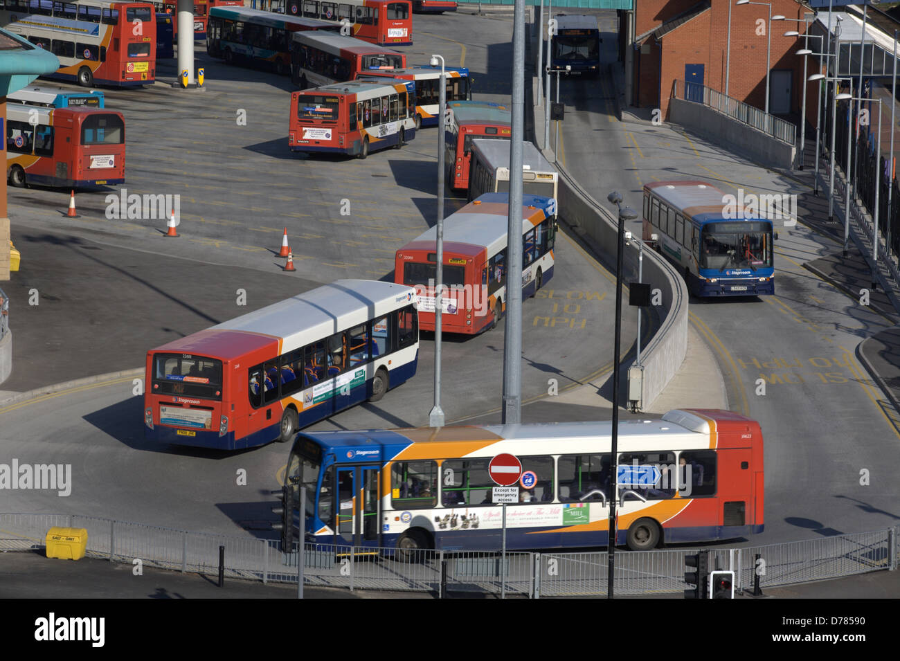 Barnsley Interchange Station , Bus and Railway Stock Photo - Alamy