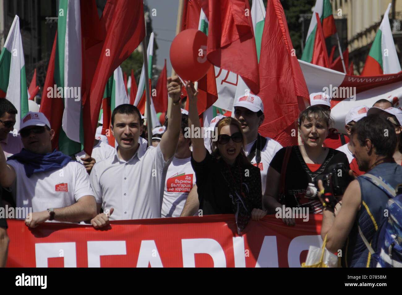 Day of labor demonstrators hi-res stock photography and images - Alamy