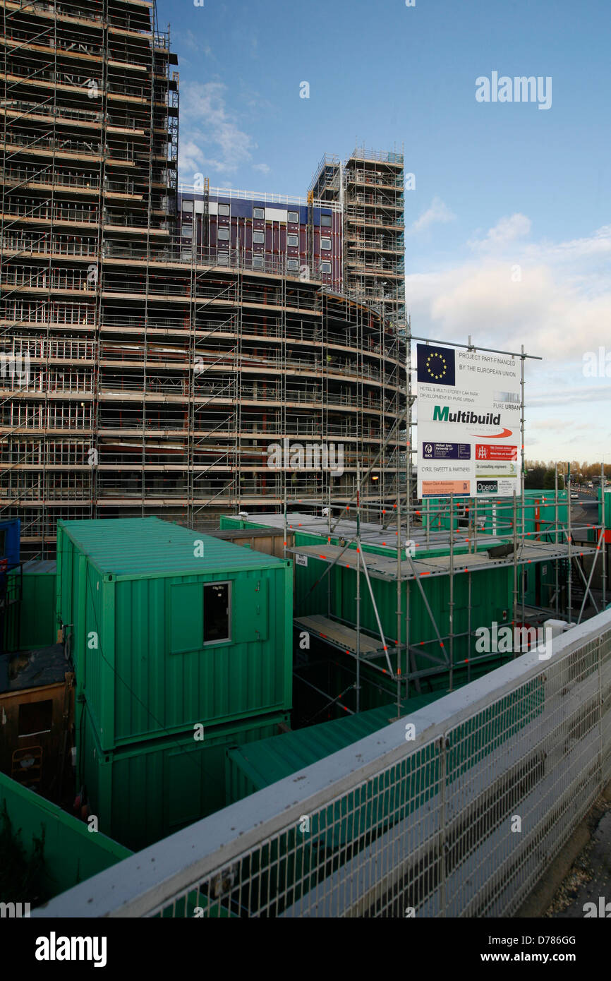 Redevelopment along the River Hull in Kingston upon Hull near Myton ...