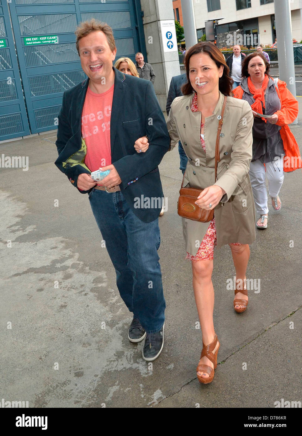 Mario Rosenstock Guests arrive at the VIP entrance for Take That at ...